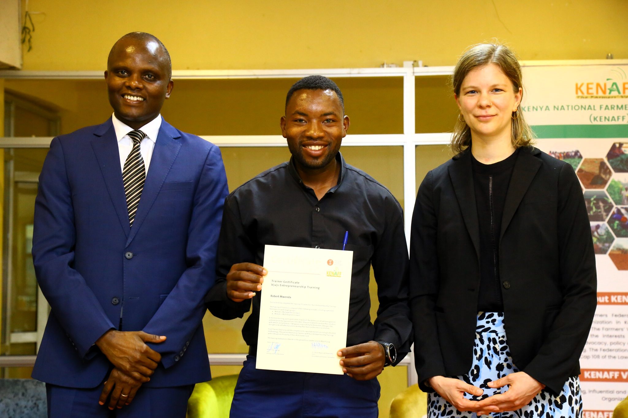 Kenya National Farmers' Federation certifies 22 Agribusiness Trainers ...