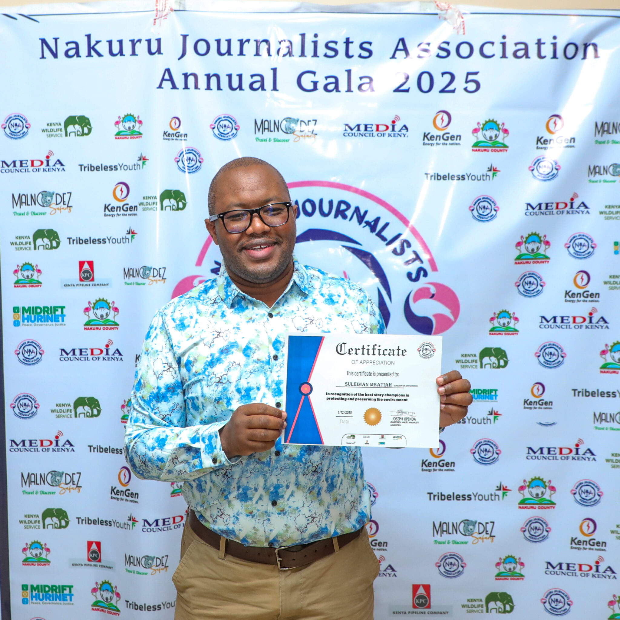 Kilimo News Writer Feted at Nakuru Journalists’ Gala Awards | Kilimo News